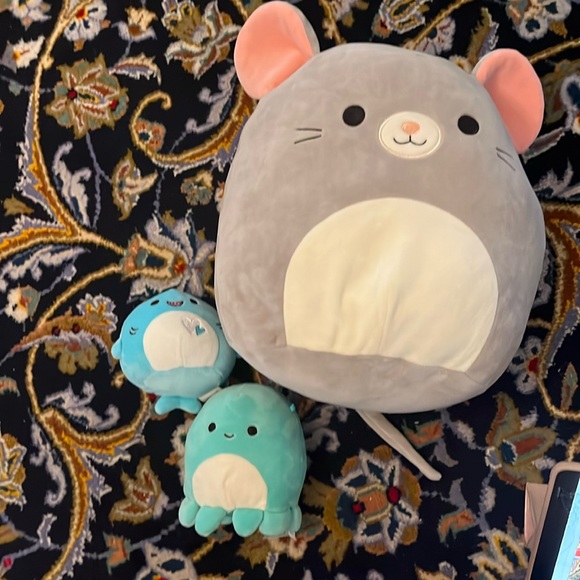Squishmallows | Other | Mouse Squishmallows And 2 Small Squishmallows ...
